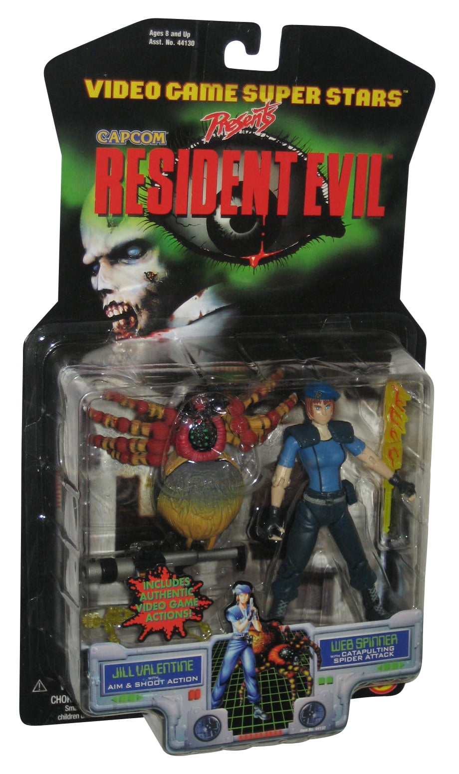 Resident Evil Jill Valentine & Web Spinner Toy Biz Figure Set - (Video ...