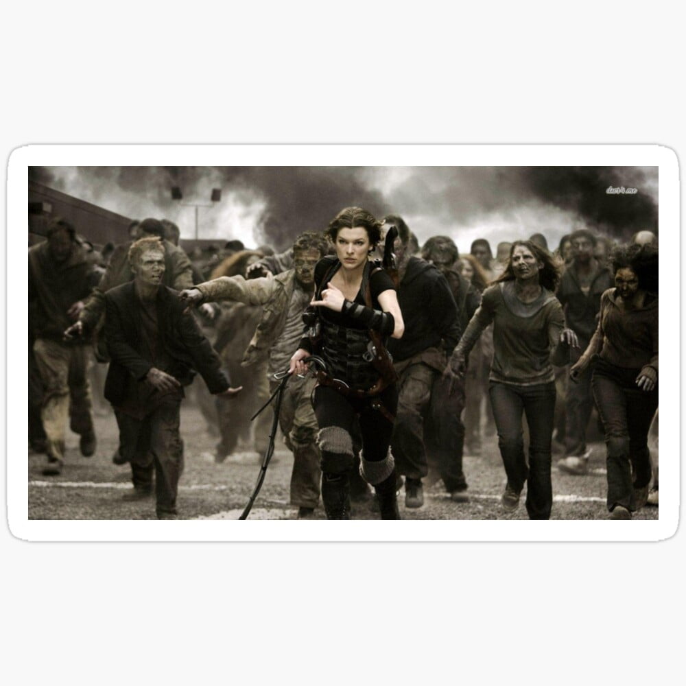 Resident Evil Milla Jovovic Sticker Phone Decal Water Bottle Stickers ...