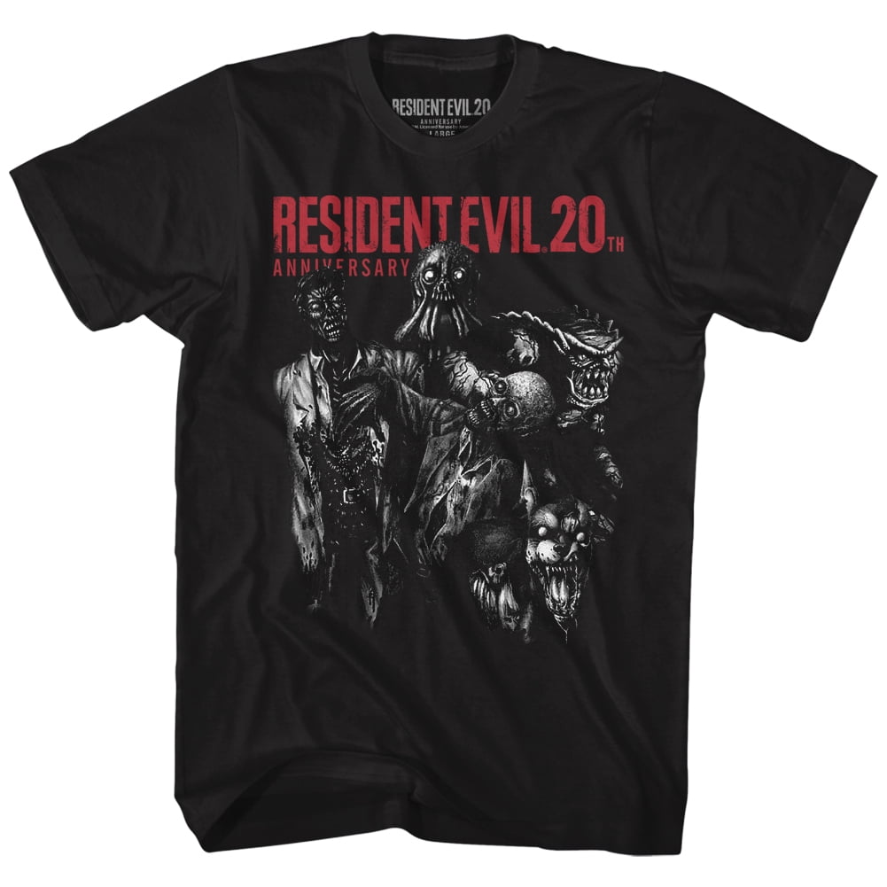 Resident Evil Monsters Black T-Shirt - Walmart.com