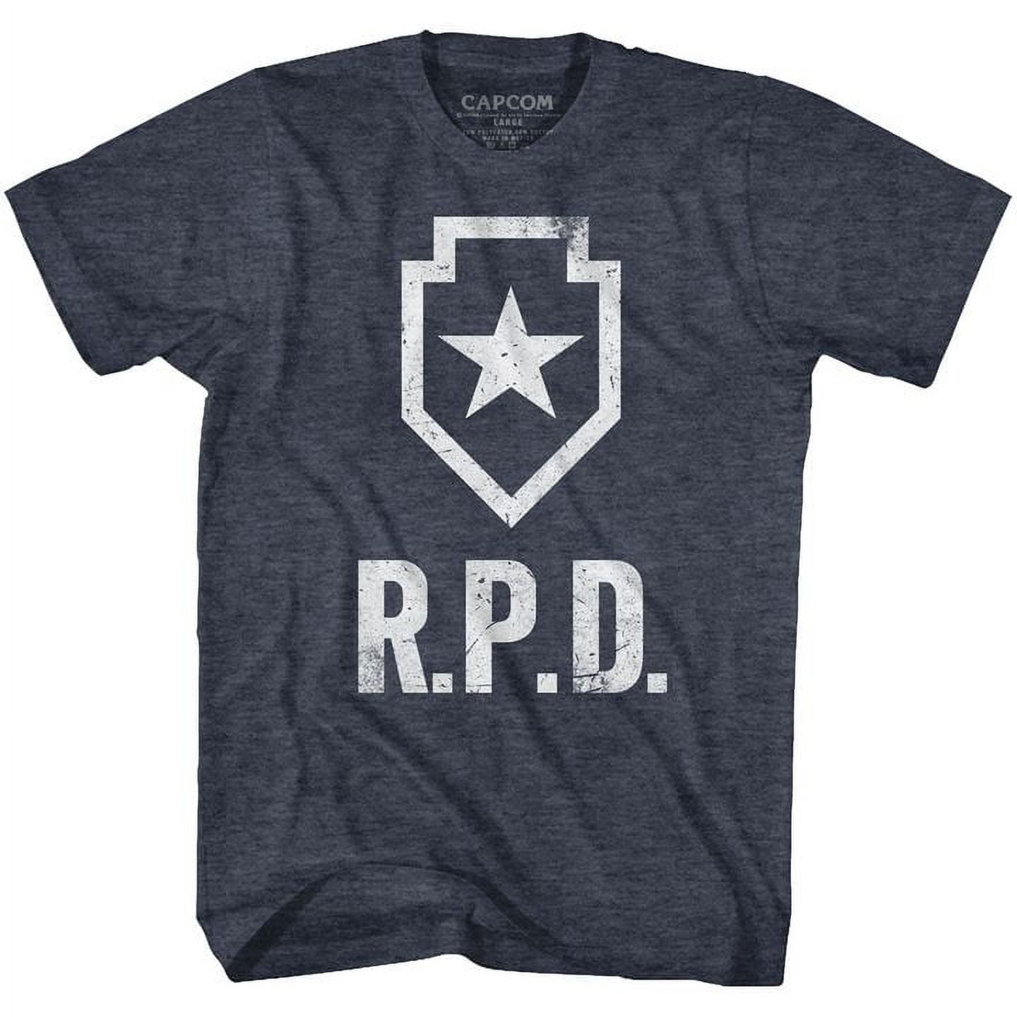 Resident Evil Rpd Navy Heather Adult T-Shirt 4Xl - Walmart.com