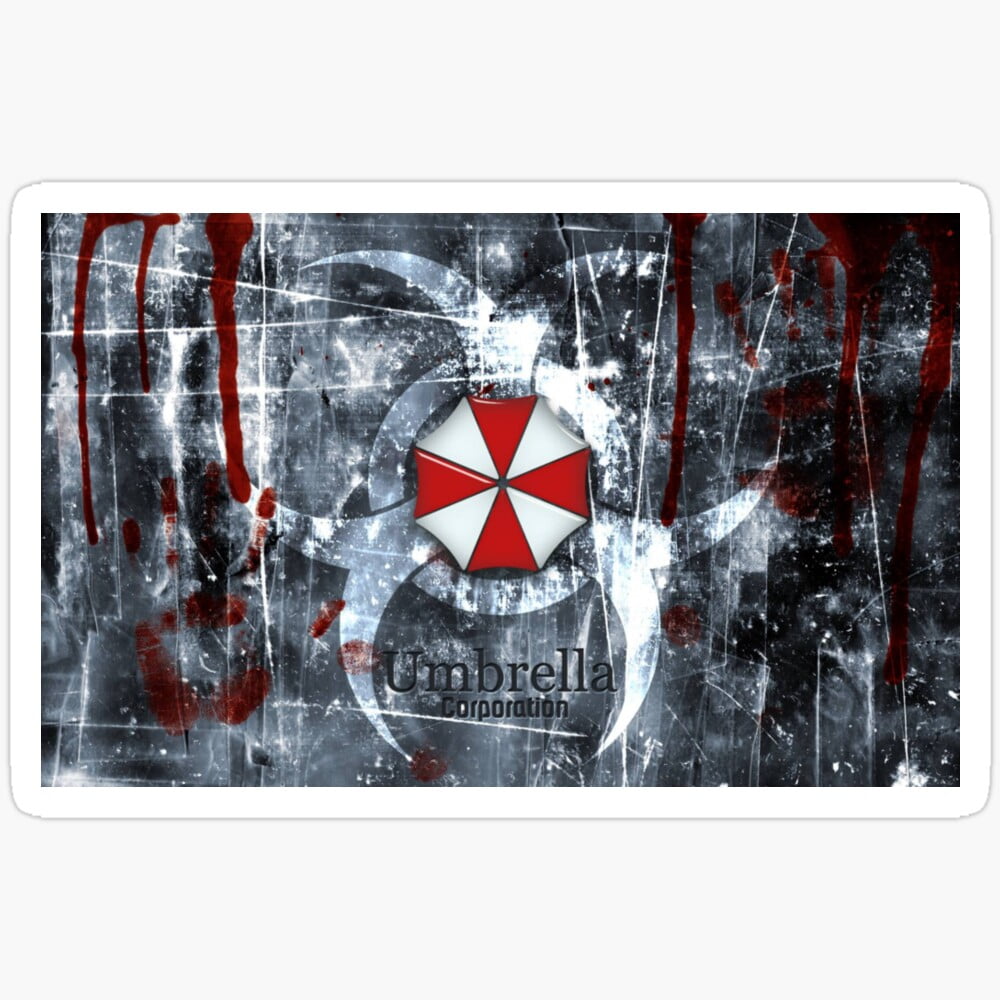 Resident Evil Sticker Phone Decal Water Bottle Stickers Car Decals ...