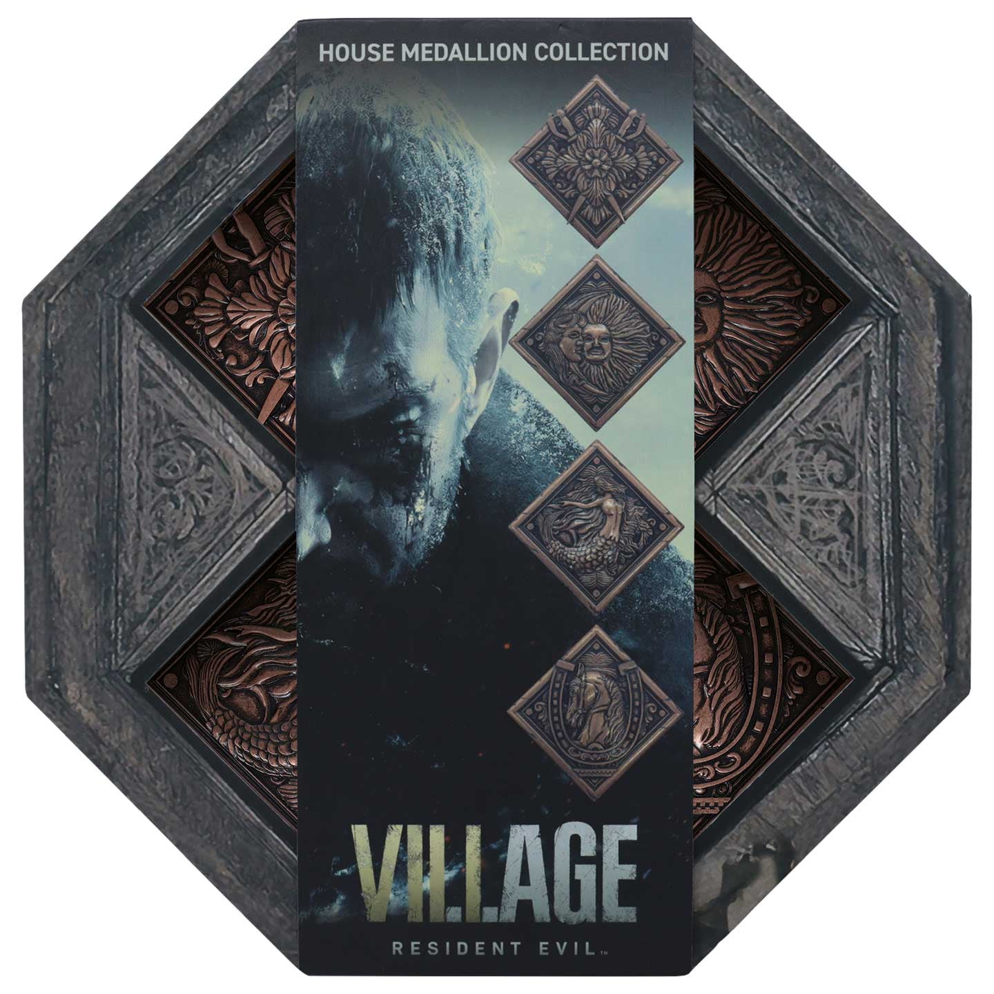 Resident Evil Village Replica House Crest Medallion Set - Walmart.com