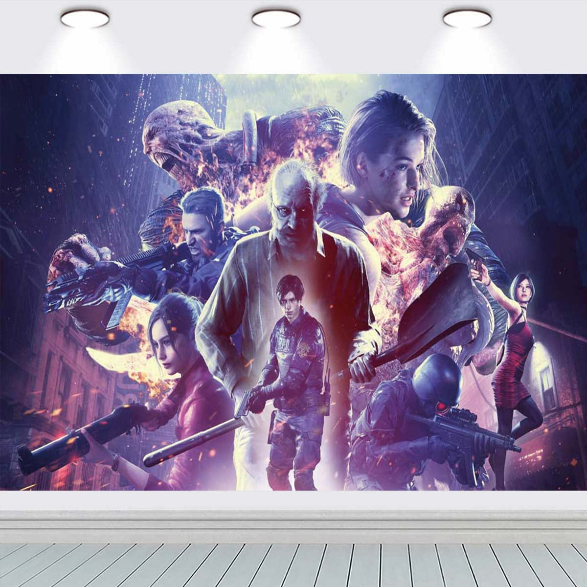 Resident Evil school Taspestry Poster Banner Backdrop Background Wall ...