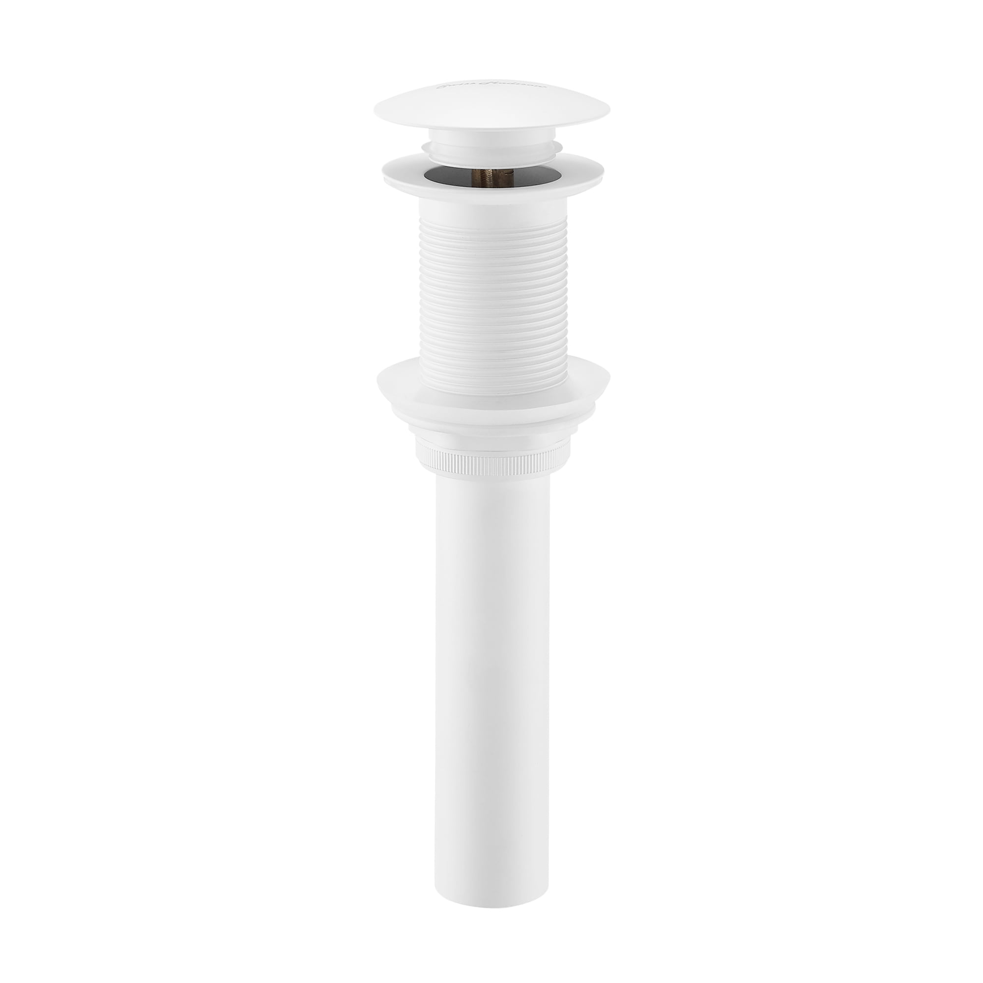 Residential Non-Overflow Pop Up Sink Drain 1.75 in Matte White ...