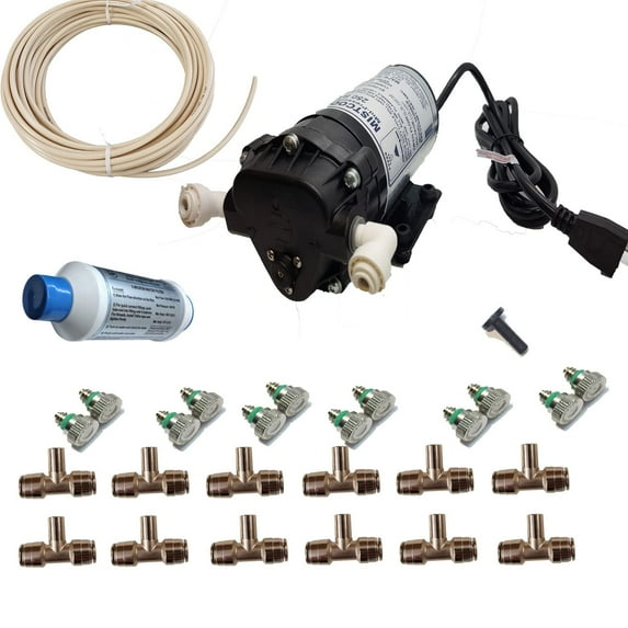 Residential Patio Misting System- Made in USA Pump- 200 psi Mid ...