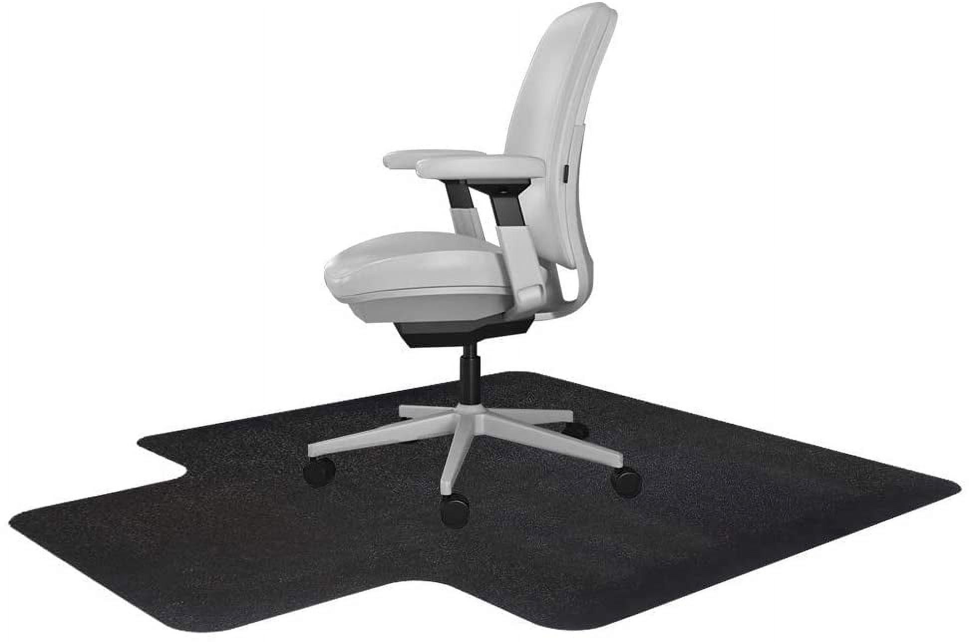 Resilia Office Desk Chair Mat for Low Pile Carpet with Lip, 45" x 53 ...