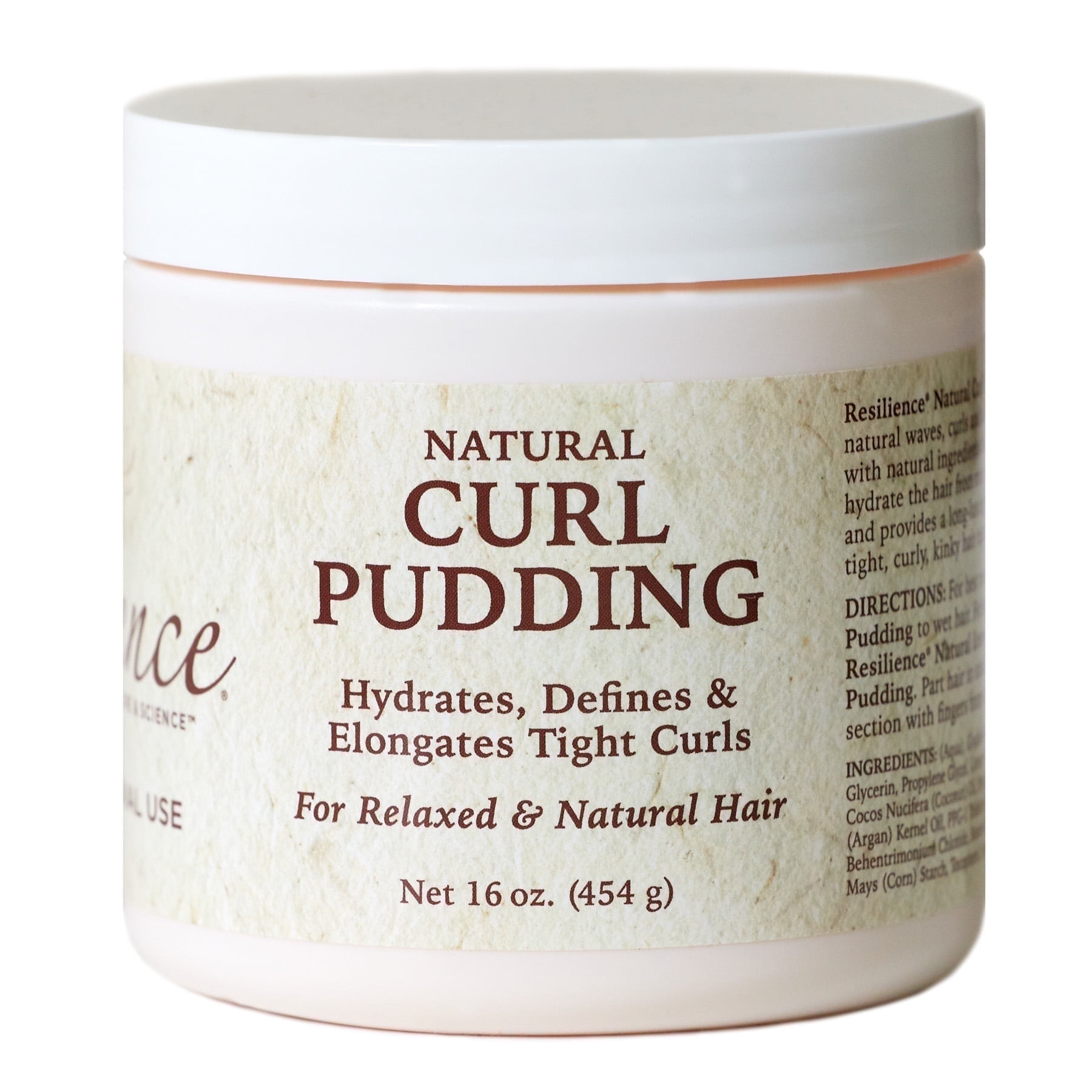 Resilience Curl Pudding 16oz - Moisturizing Hair Styling Cream for ...