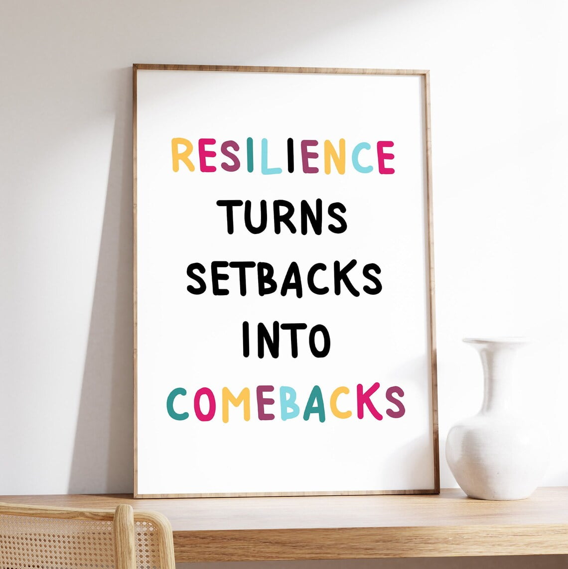Resilience Poster, Resilience Quote, Positive And Empowering ...