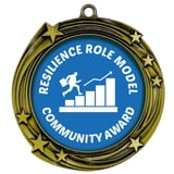 Resilience Role Model Community Award Star Design Medal | Volunteer and ...