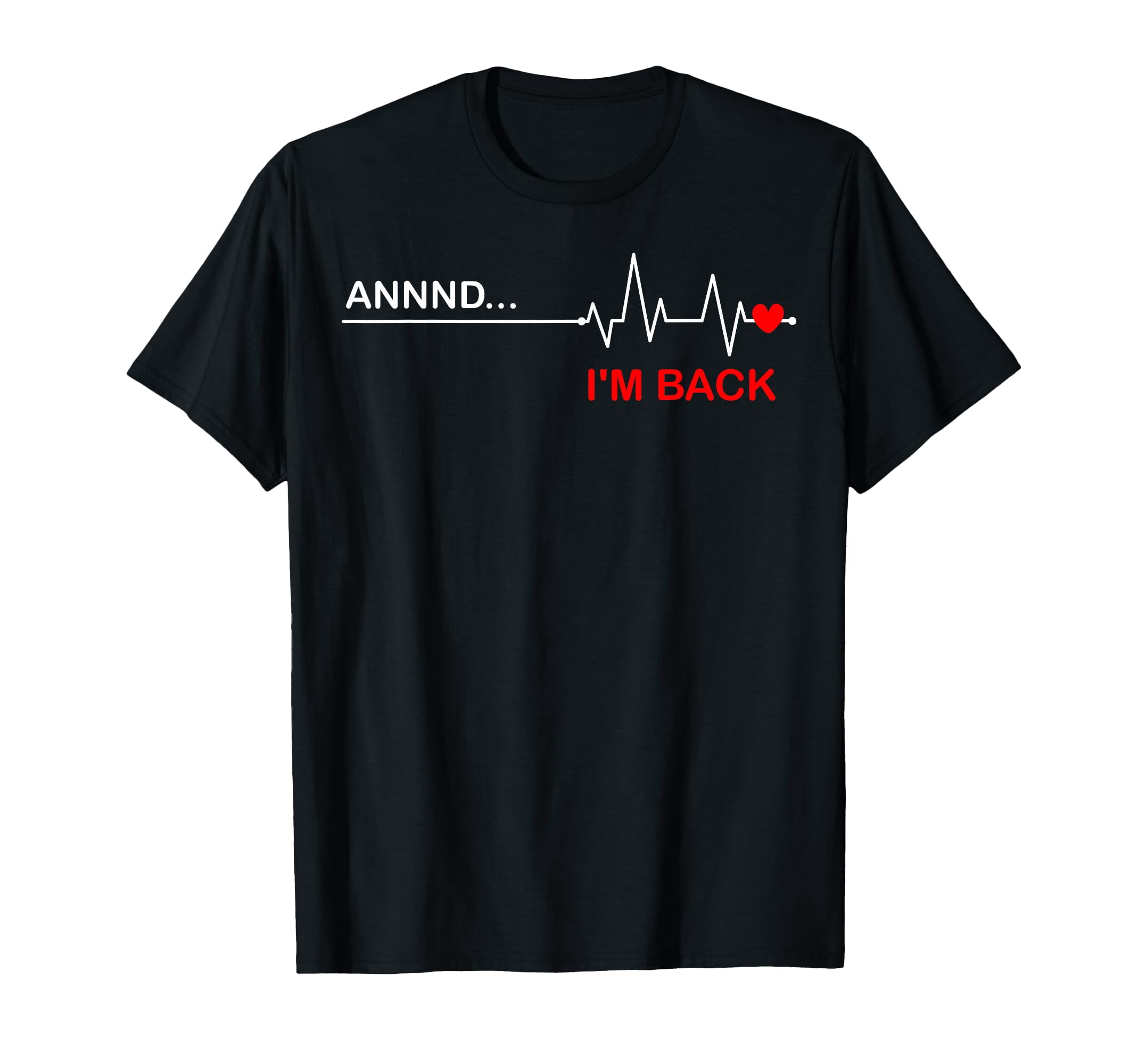 Resilient Heartbeat Monitor Line T-Shirt for Open Heart Surgery ...