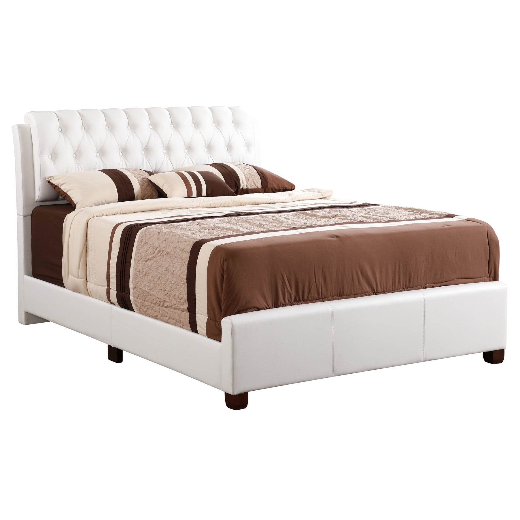Resilient PU Bed in Queen Size | Clean Design for Modern Spaces ...