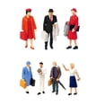 Resin 1/64 People Figures Tiny People for Diorama Miniature Scenes ...