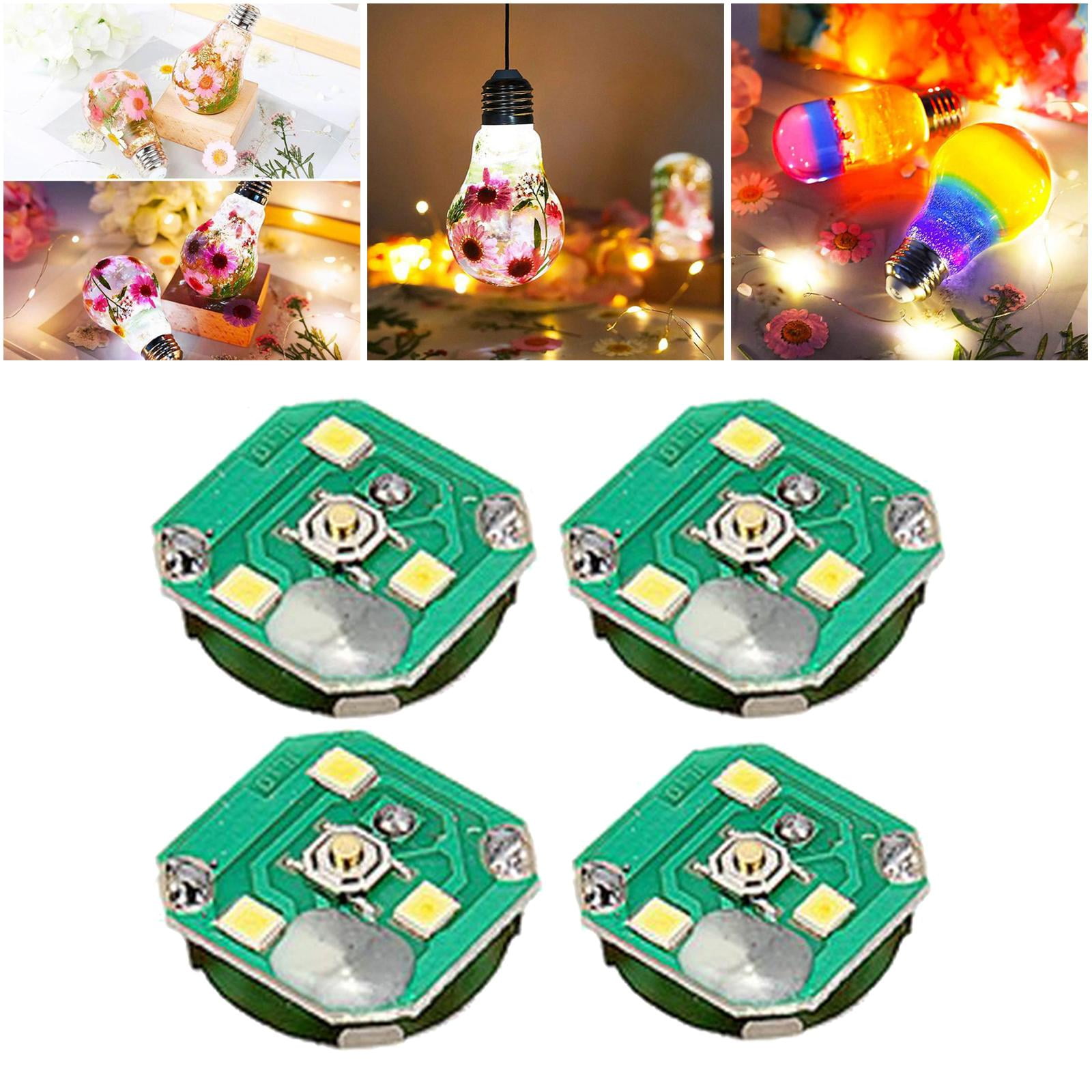 Resin , 2pcs LED Bulb Silicone - Resin Kits Base epoxy Casting Jewelry ...