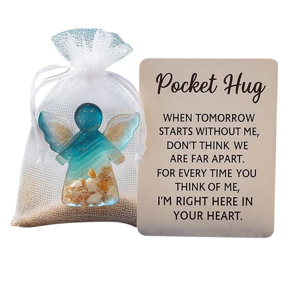 Resin Angel Series Pocket Hug Card Souvenir for Stress Relief and ...