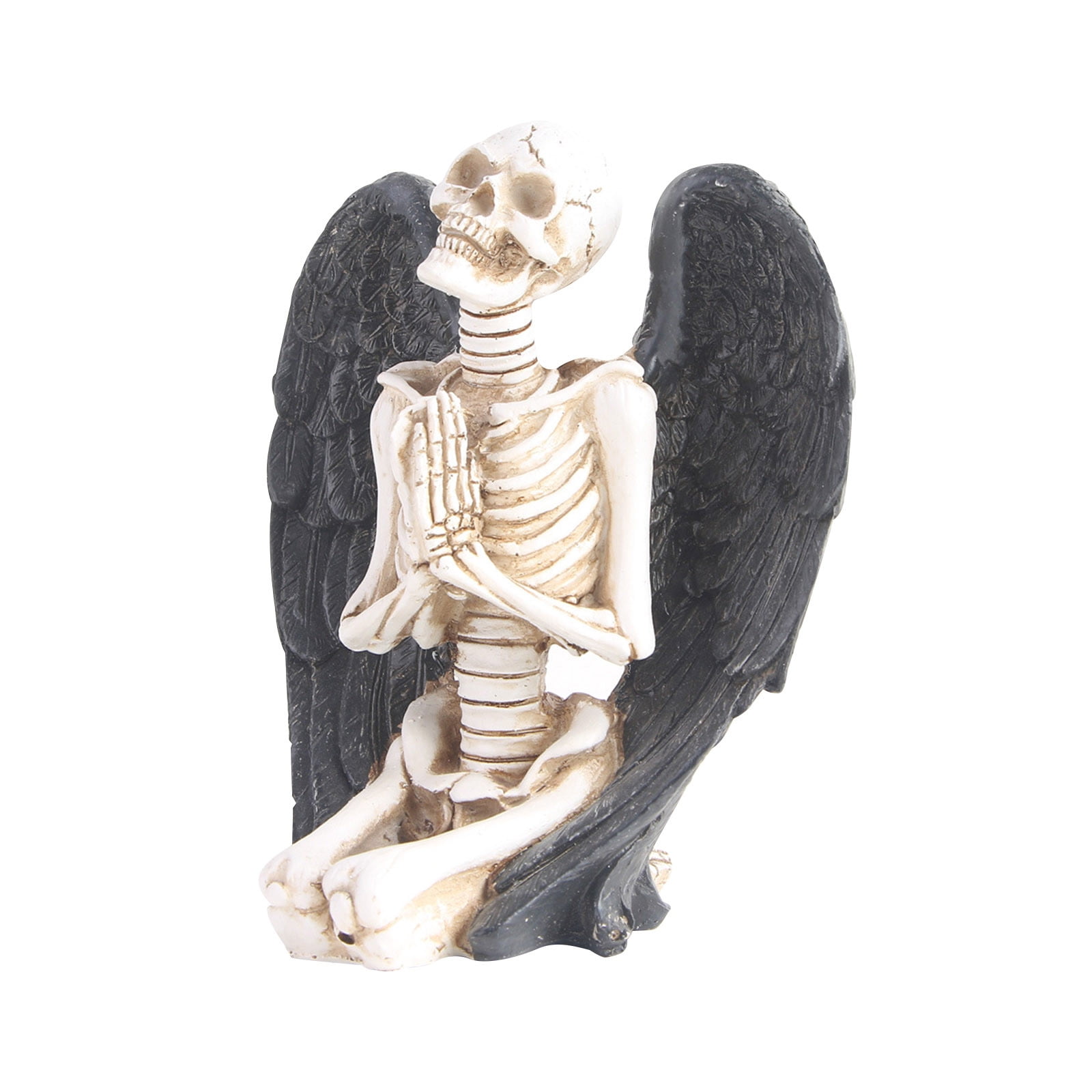 Resin Angel Skull Model Display Halloween Personalized Skull Crafts ...