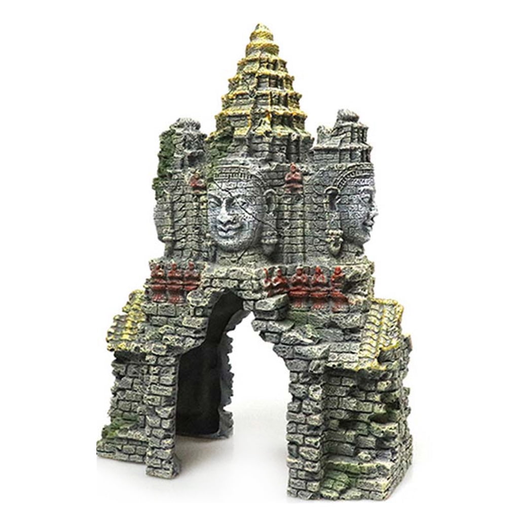 Resin Aquarium Decorations for FishTank Erawan Statue Aquarium Ornament ...