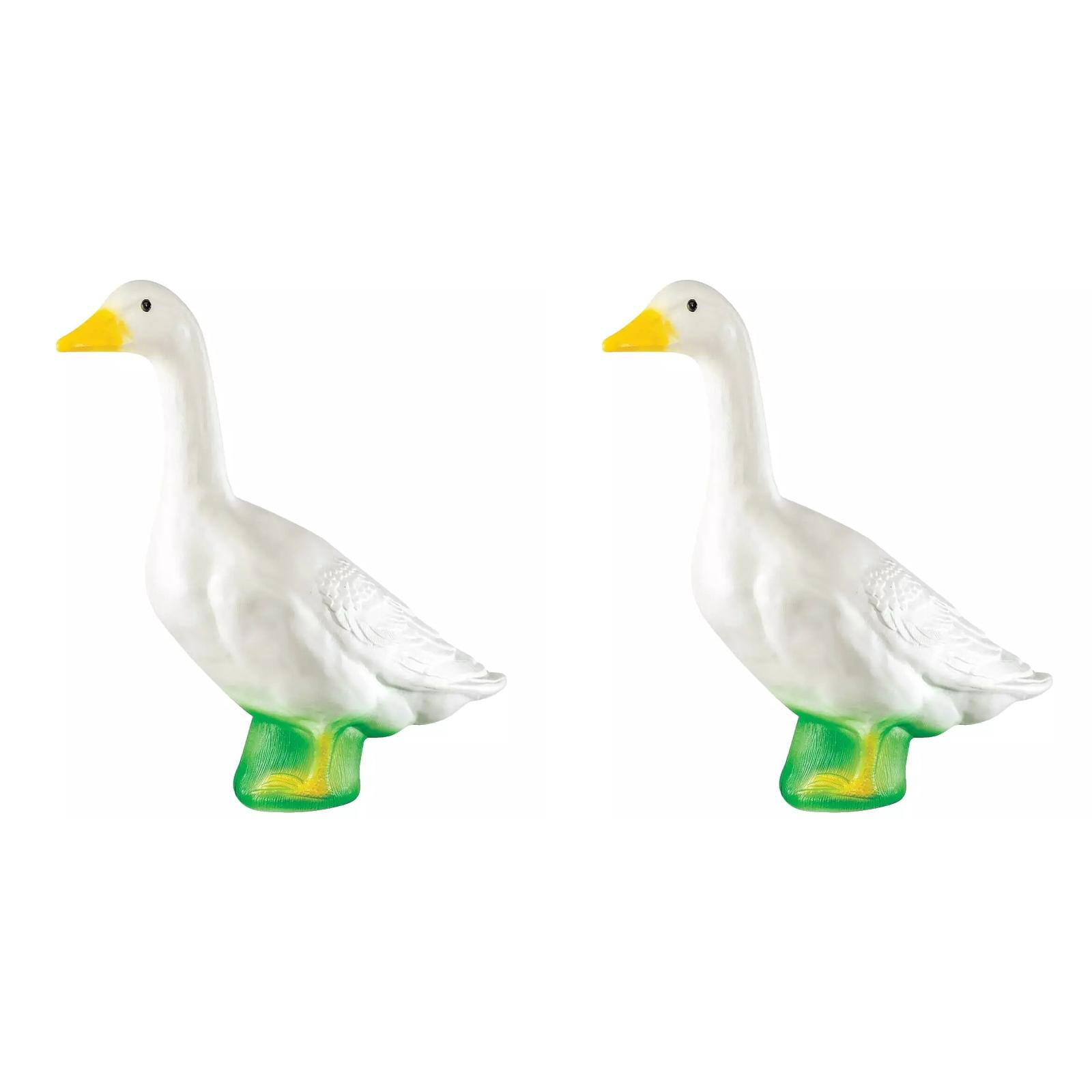 Resin Artificial Goose Decor, Dress Up Goose, Animal Model Sculpture ...