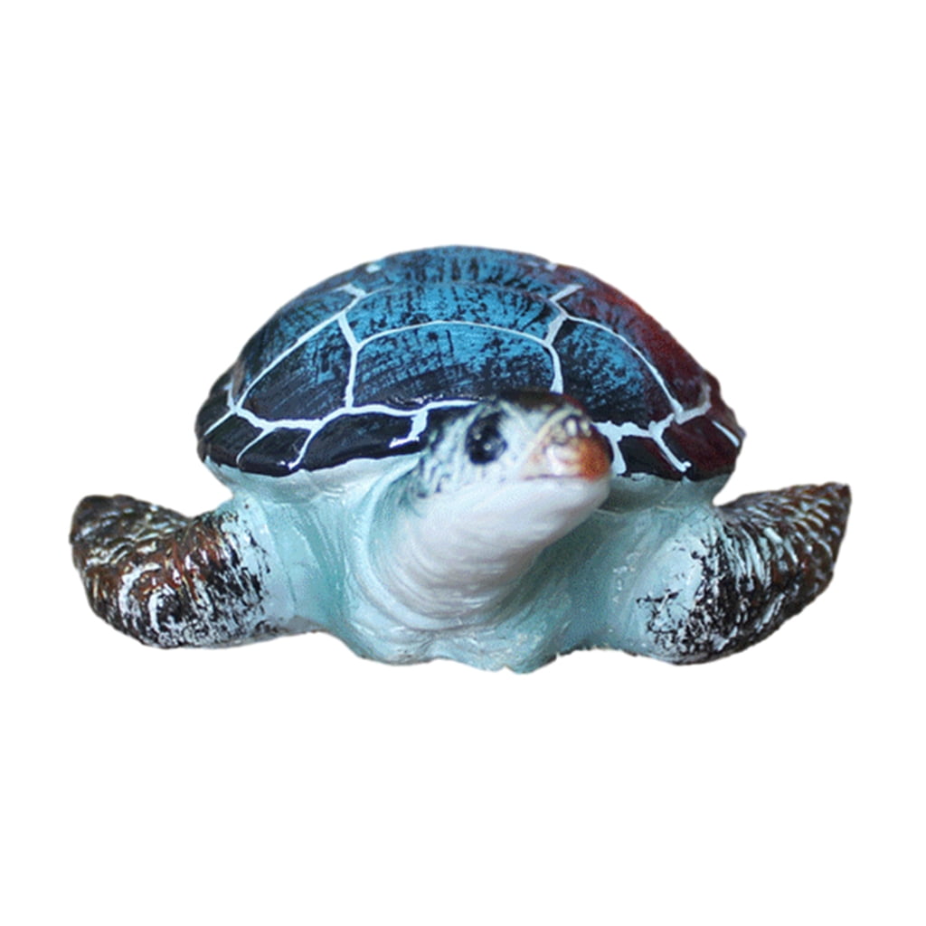 Resin Beach Sea Turtles Miniature Figurine Garden Decoration Fairy ...