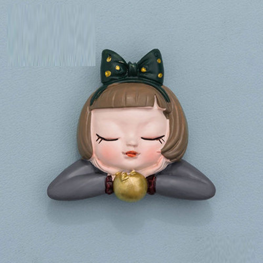 Resin Bedroom Living Room Hand Painted Angel Shape Socket Decoration 3D ...