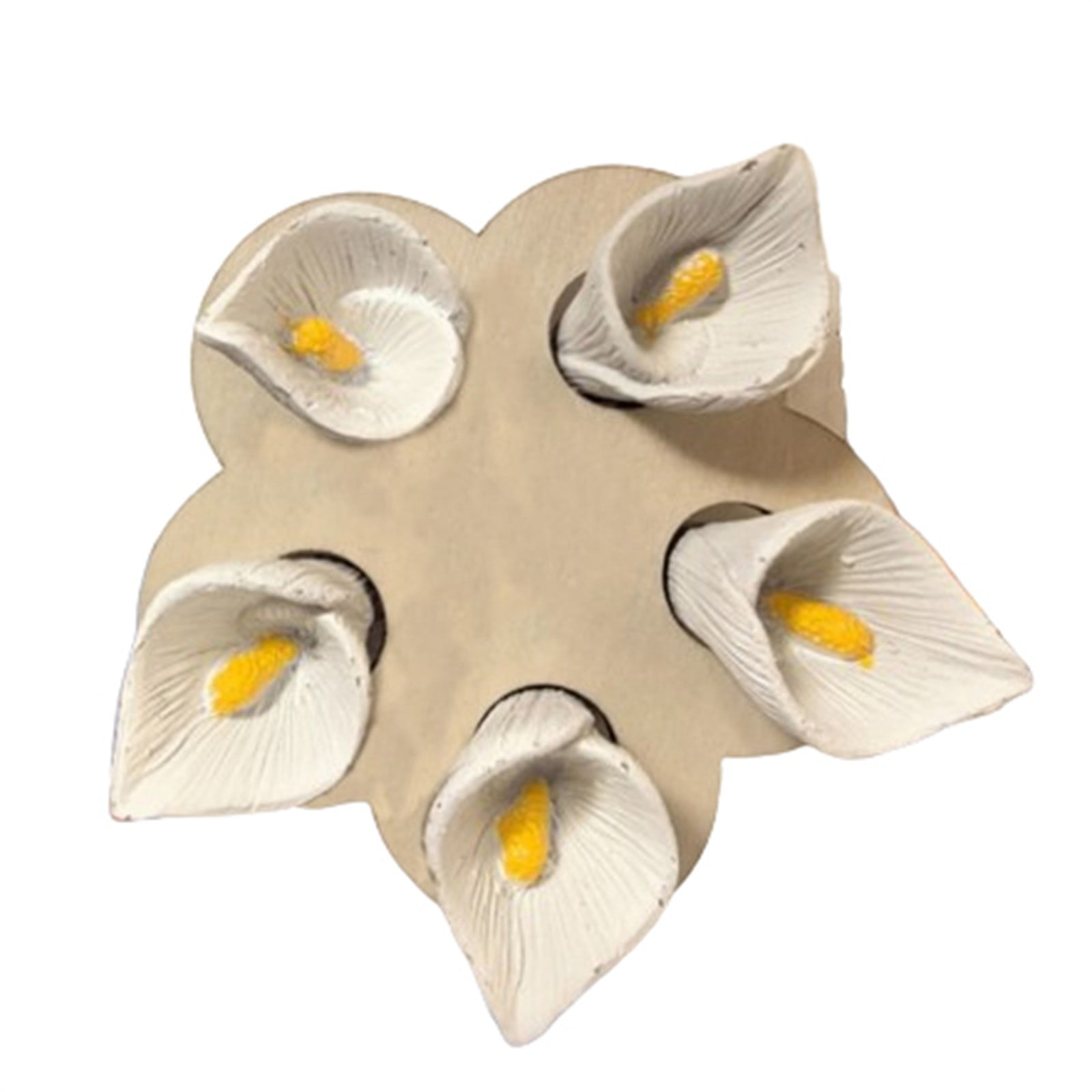 Resin Bee Feeder Insect Drinking Cup-White Calla Lily - Walmart.com