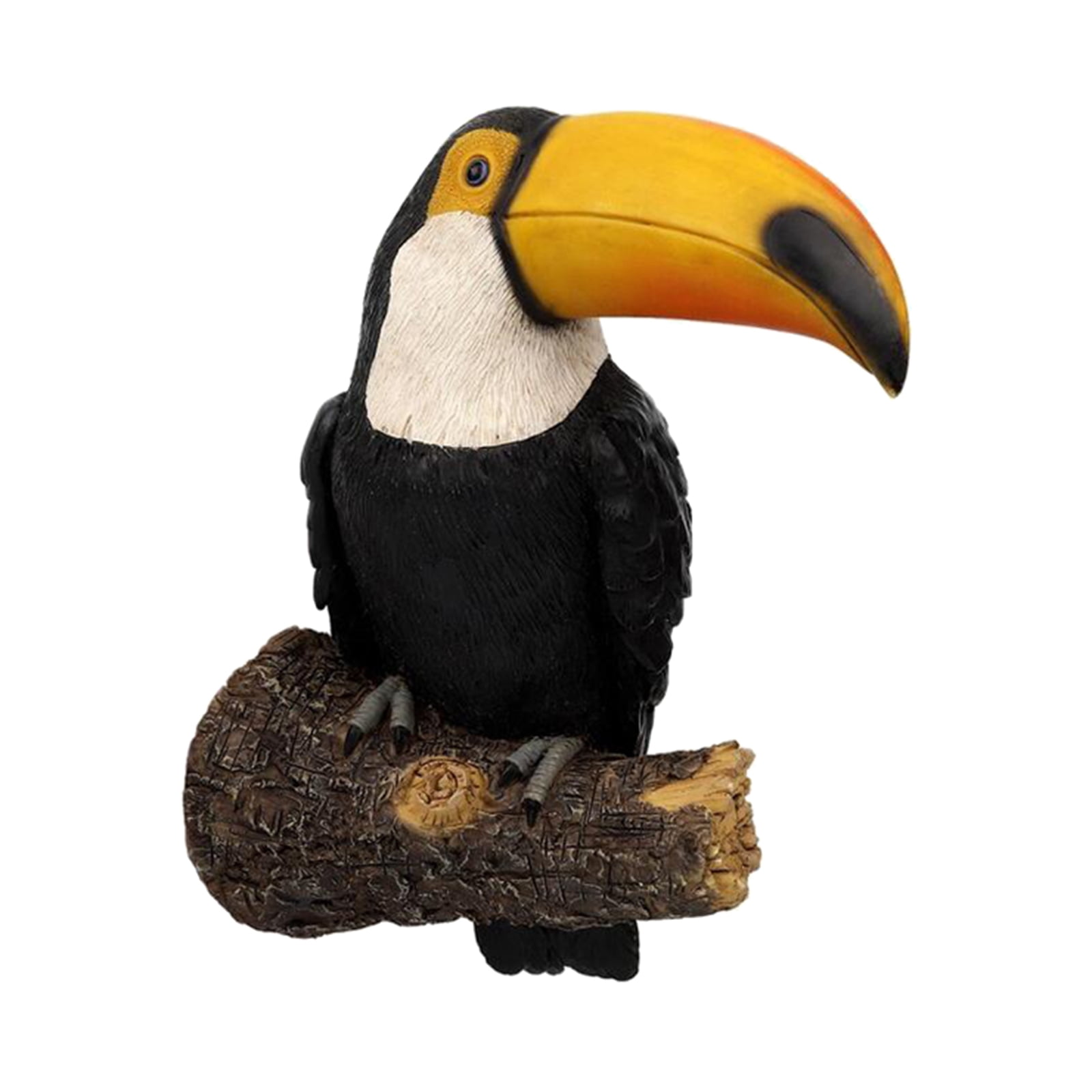 Resin Bird Figurine Toucan Hugger Garden , Lifelike Animal Standing ...