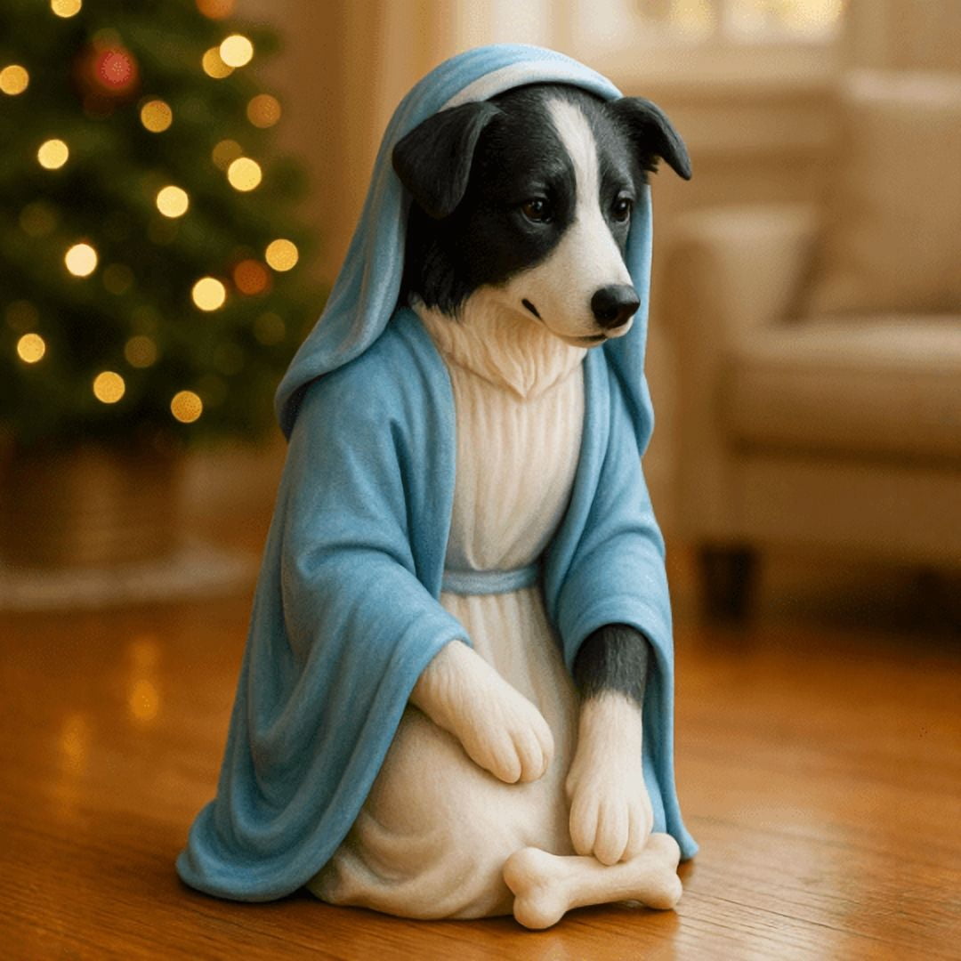 Resin Birth Dog Statue,Cute Puppy Home Decoration,Hand-Painted Figurine ...