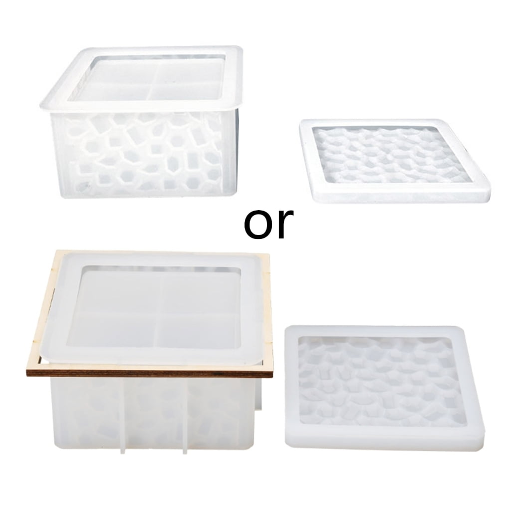 Resin Box Molds with Lid,3D Jar Silicone Mold,Trinket Storage Container ...
