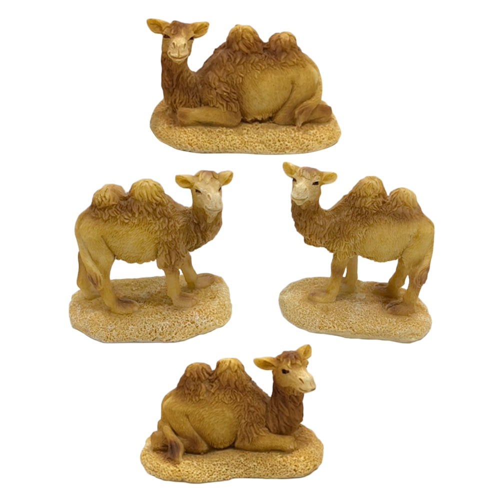 Resin Camel Figurine Miniature Statue Wildlife Figurine Desktop ...