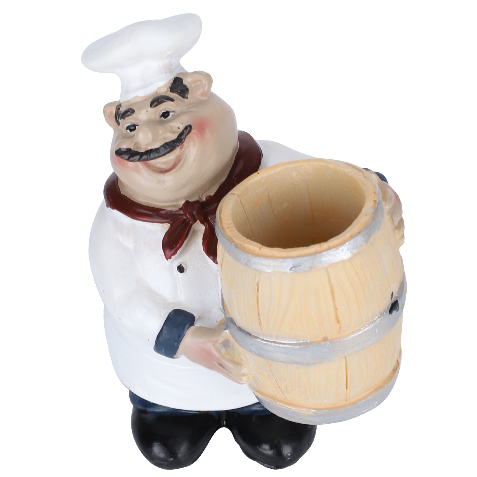 Resin Chef Statue, Lifelike Tabletop Decoration Chef Statue Decoration ...