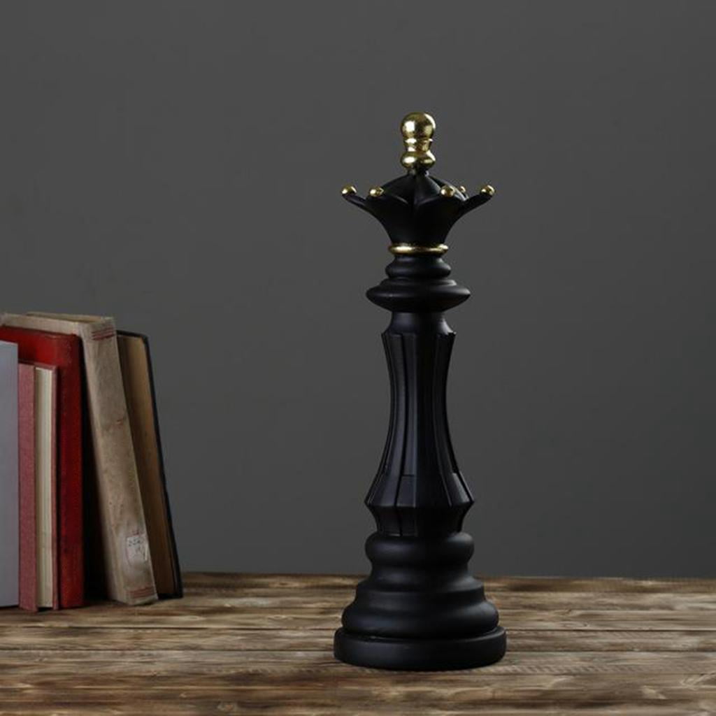 Resin Chess Pieces, Knight Statues Figures Chess Game Figurine Pieces ...