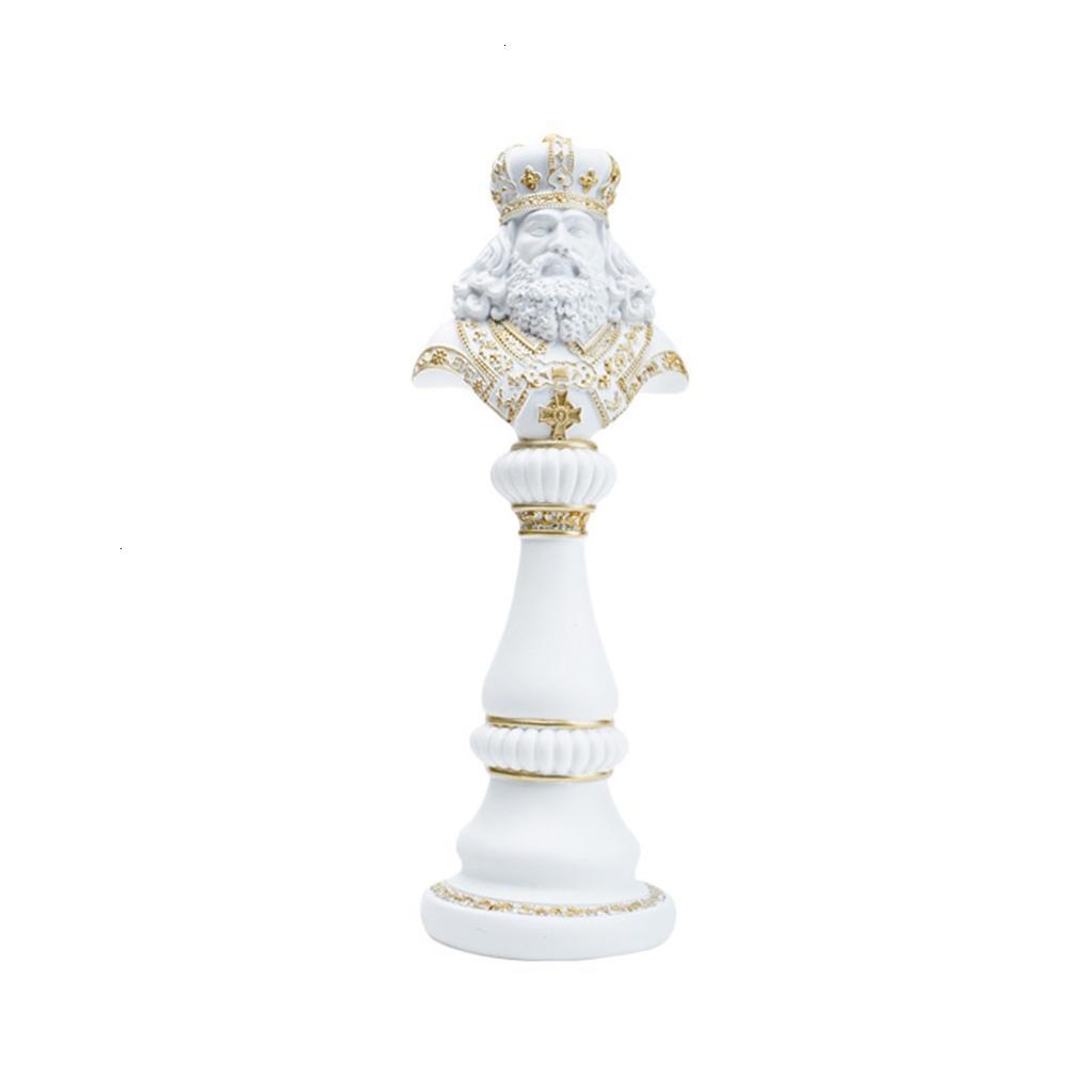 Resin Chess Statues Queen/King/Horse Sculpture for Sophisticated Home ...