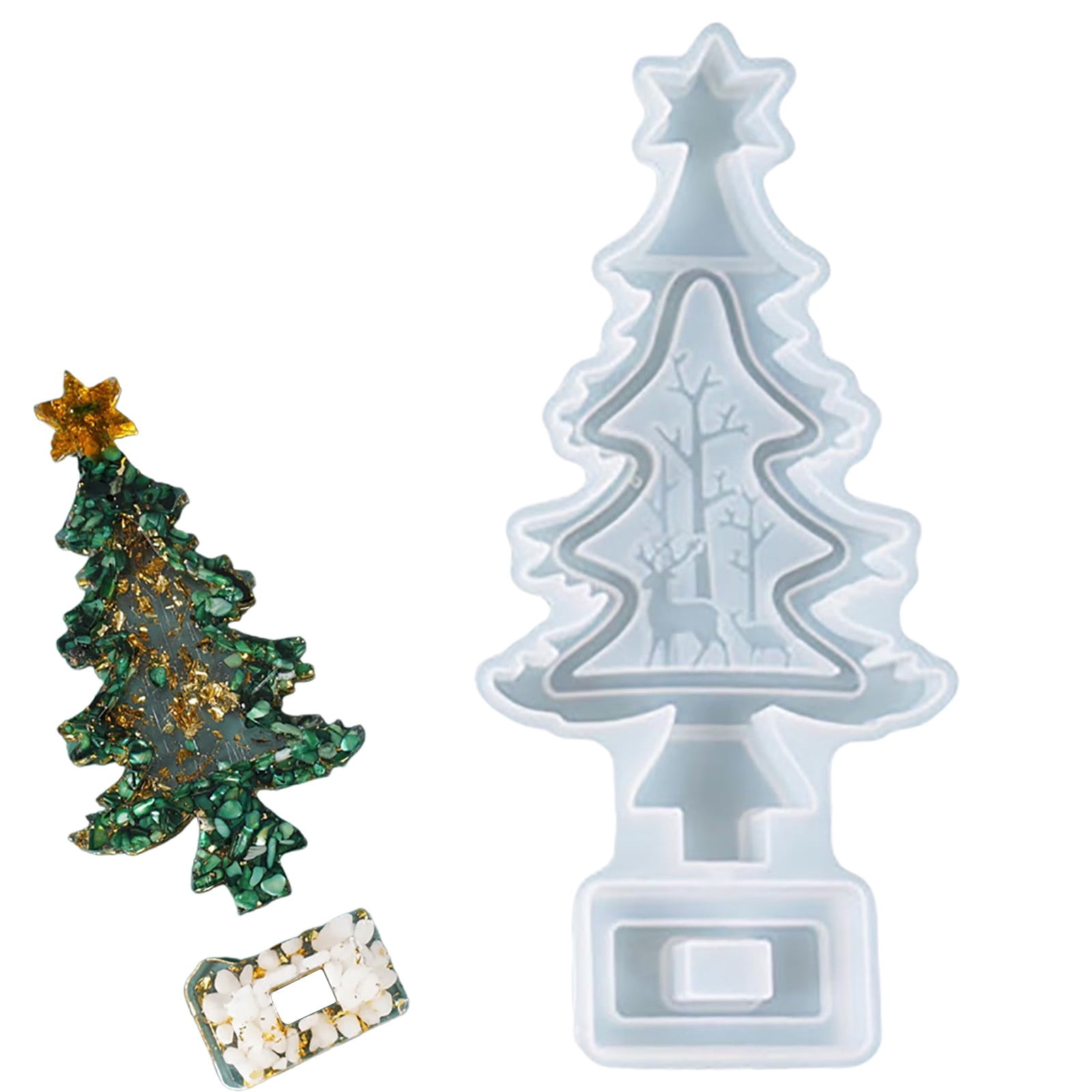 Resin Christmas Molds, Christmas Resin Molds, Christmas Tree Mold ...