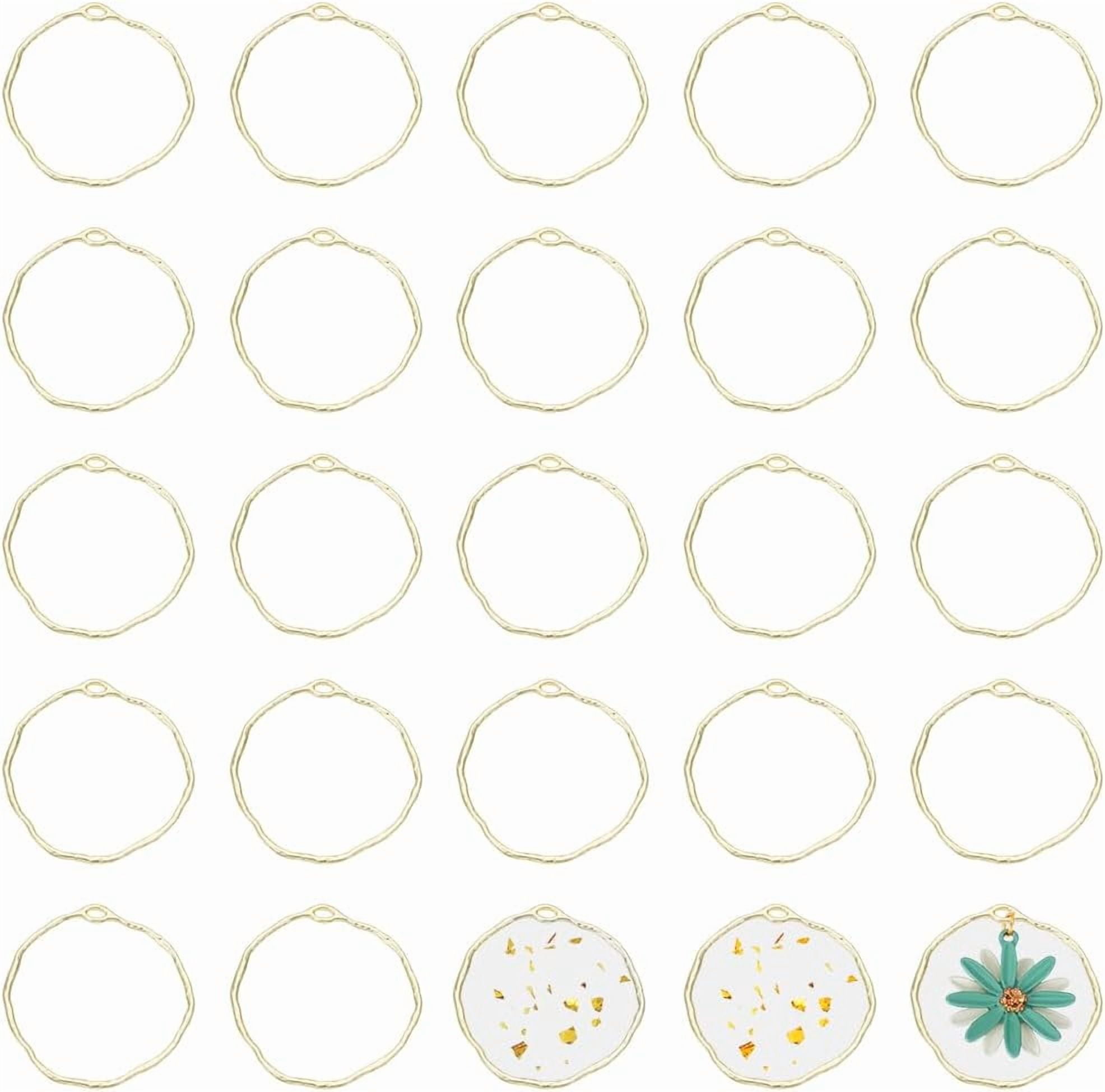 Resin Craft Bezels Open Frame Bezels Alloy Open Back Bezel Hollow Frame ...
