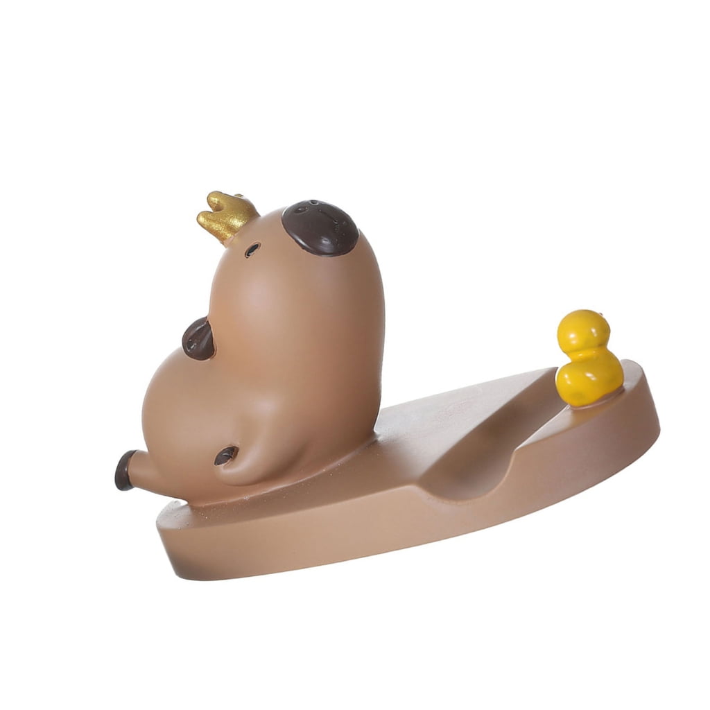 Resin Craft Capybara Phone Stand Desktop Decoration Phone Holder for ...