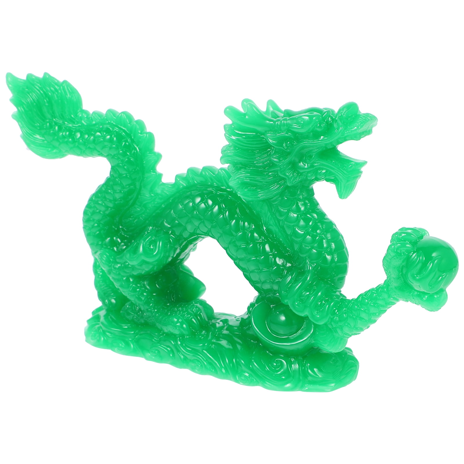 Resin Craft Chinese Dragon Ornament Tabletop Small Dragon Statue Resin ...