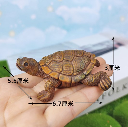 Resin Craft Turtle Statue Small Turtle Decoration Mini Garden Layout ...