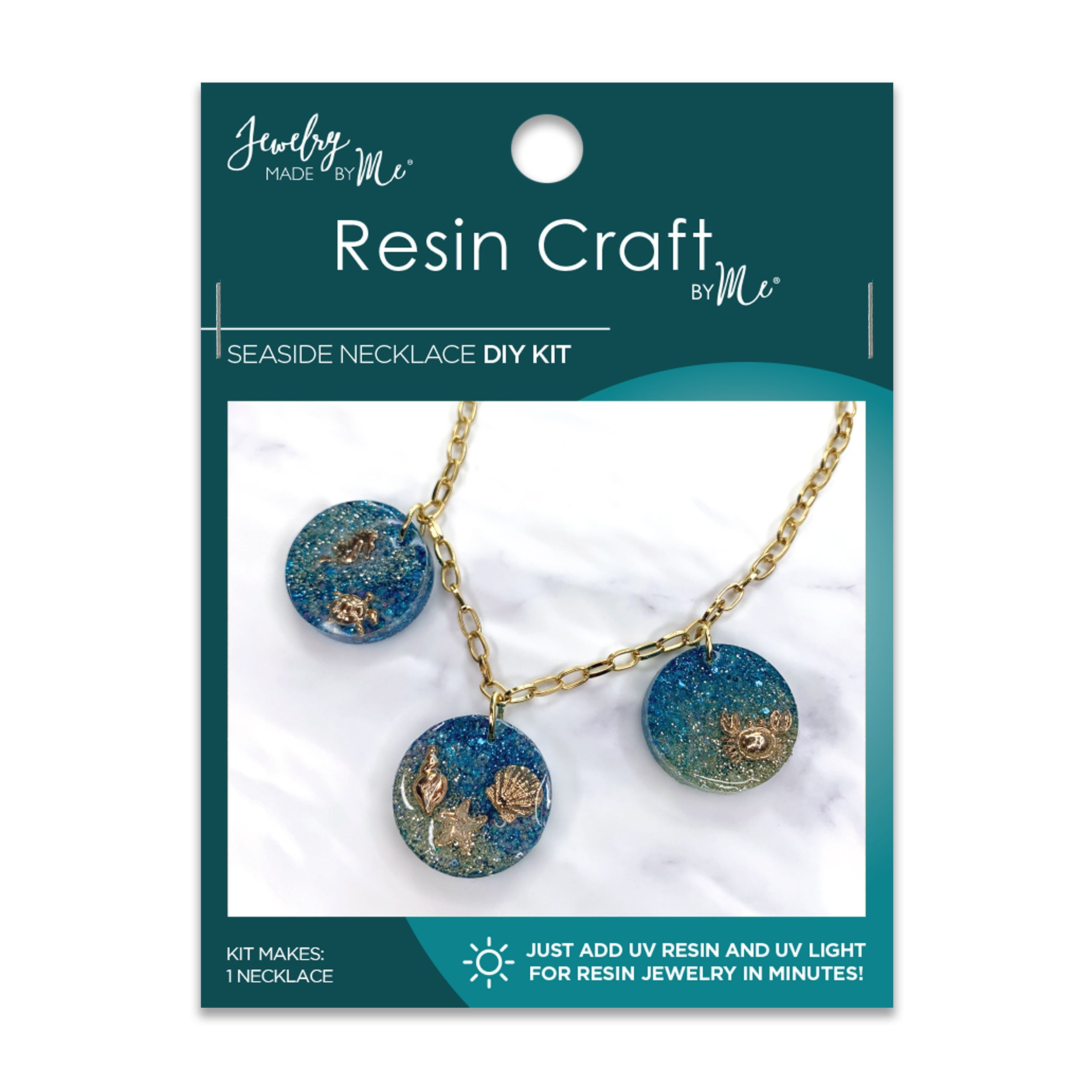 Resin Craft by Me Seaside Pendants UV Resin DIY Kit - Walmart.com