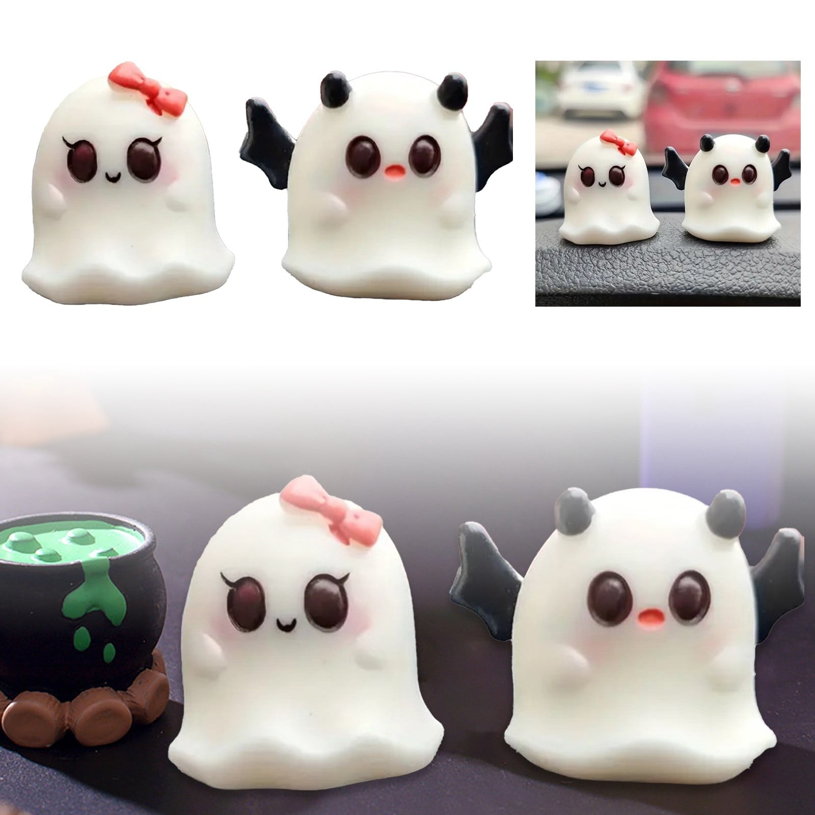 Resin Decorative Statue Colorful Theme Suitable For Home Car And Office ...