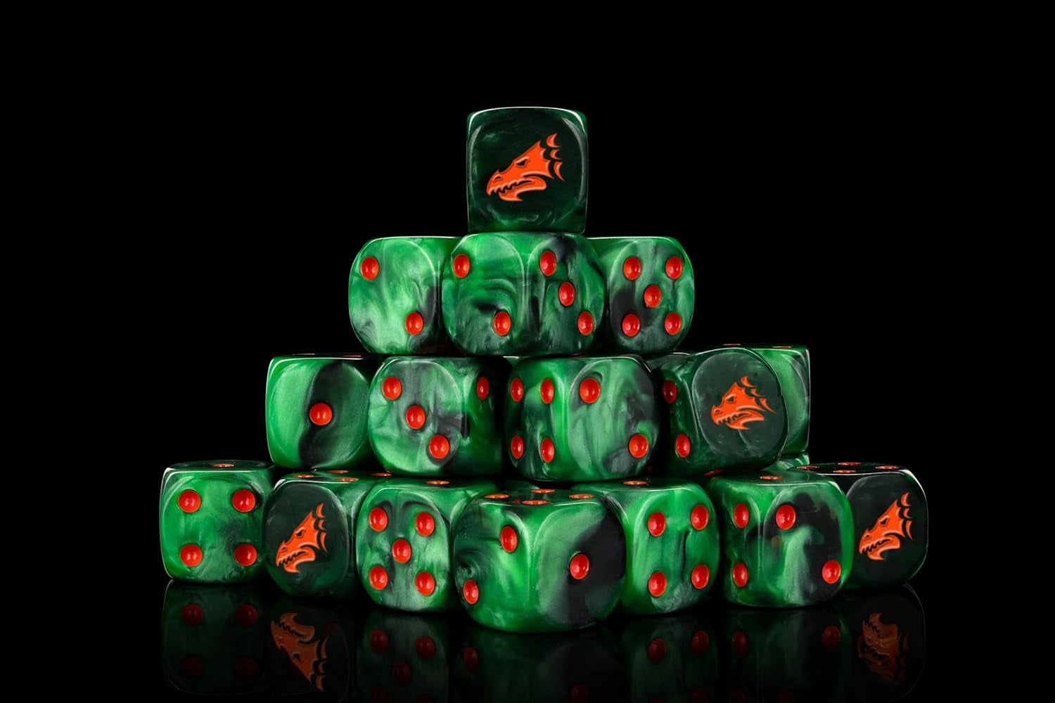 Resin Dice (25-Pack) Wargaming Dice for Sci-Fi and Fantasy Wargames ...