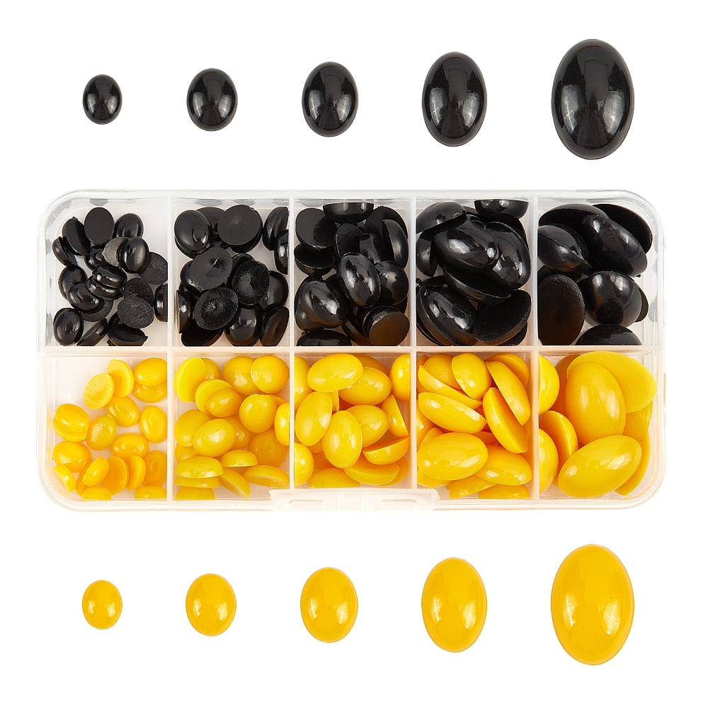 Resin Doll Noses Crafts Accessories For DIY Doll Toys Making Oval Mixed ...