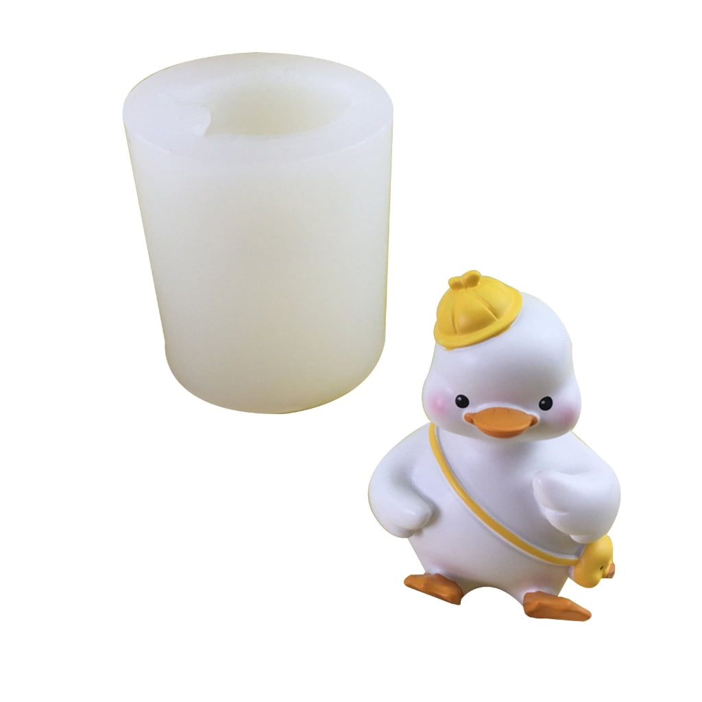 Resin Duck Epoxy-Casting Candle Making Handmade-Mold Home Ornament Mold ...