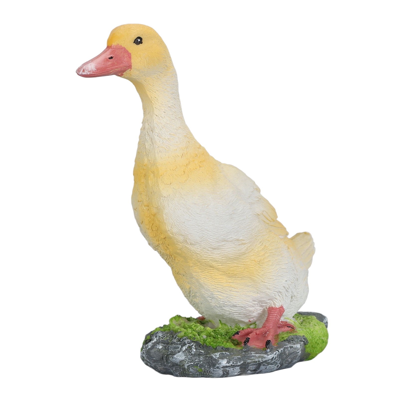 Resin Duck Figurine Garden Decor Realistic Hand Painted Waterproof ...
