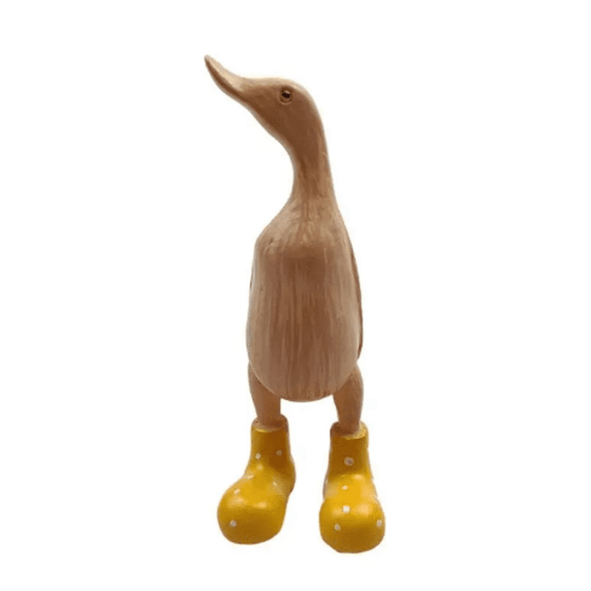 Resin Duck Statue Garden Sculpture Cute Cartoon Ducks Wearing Spotted ...