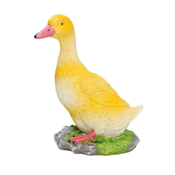 Resin Duck Statue, Small Yellow, 1 Piece for Garden Patio Backyard ...