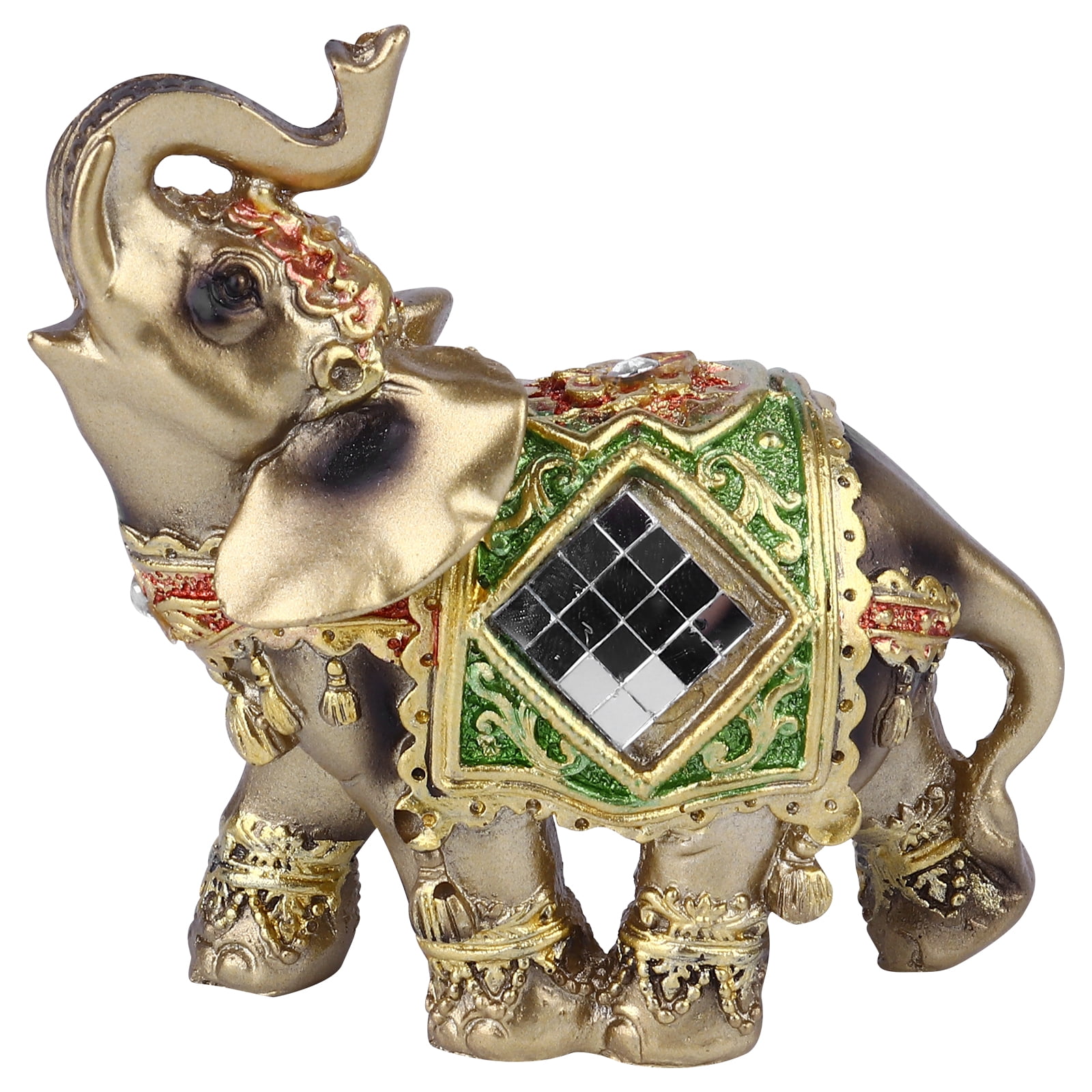 Resin Elephant Desktop Crafts Animal Figurine Ornament Decor - Walmart.com