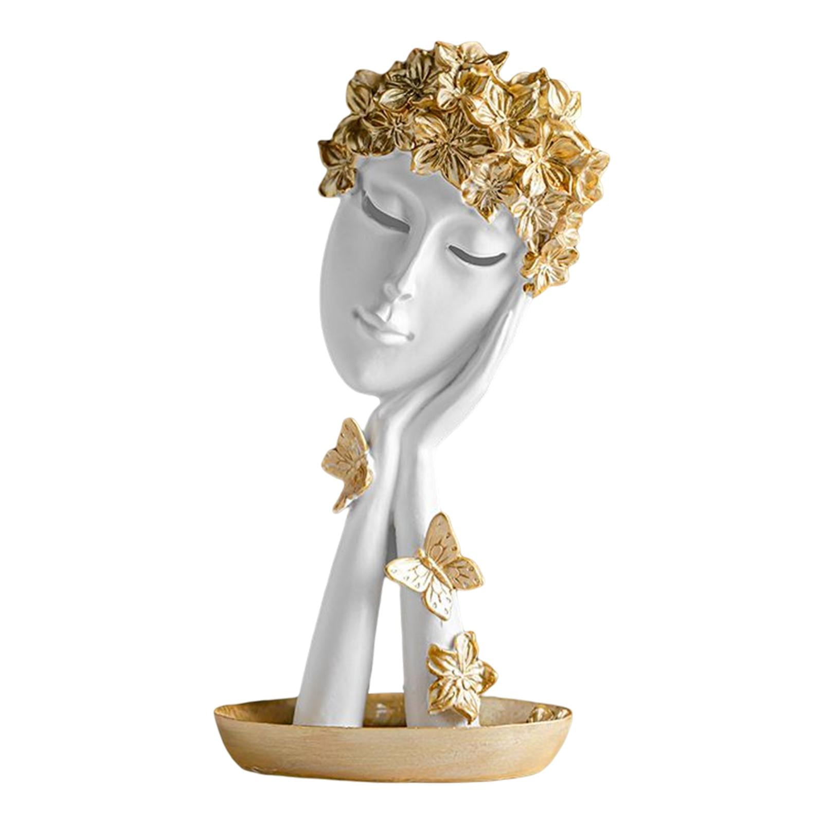 Resin Face Thinker Statue, Art Gift Figurine Character Sculpture Crafts ...