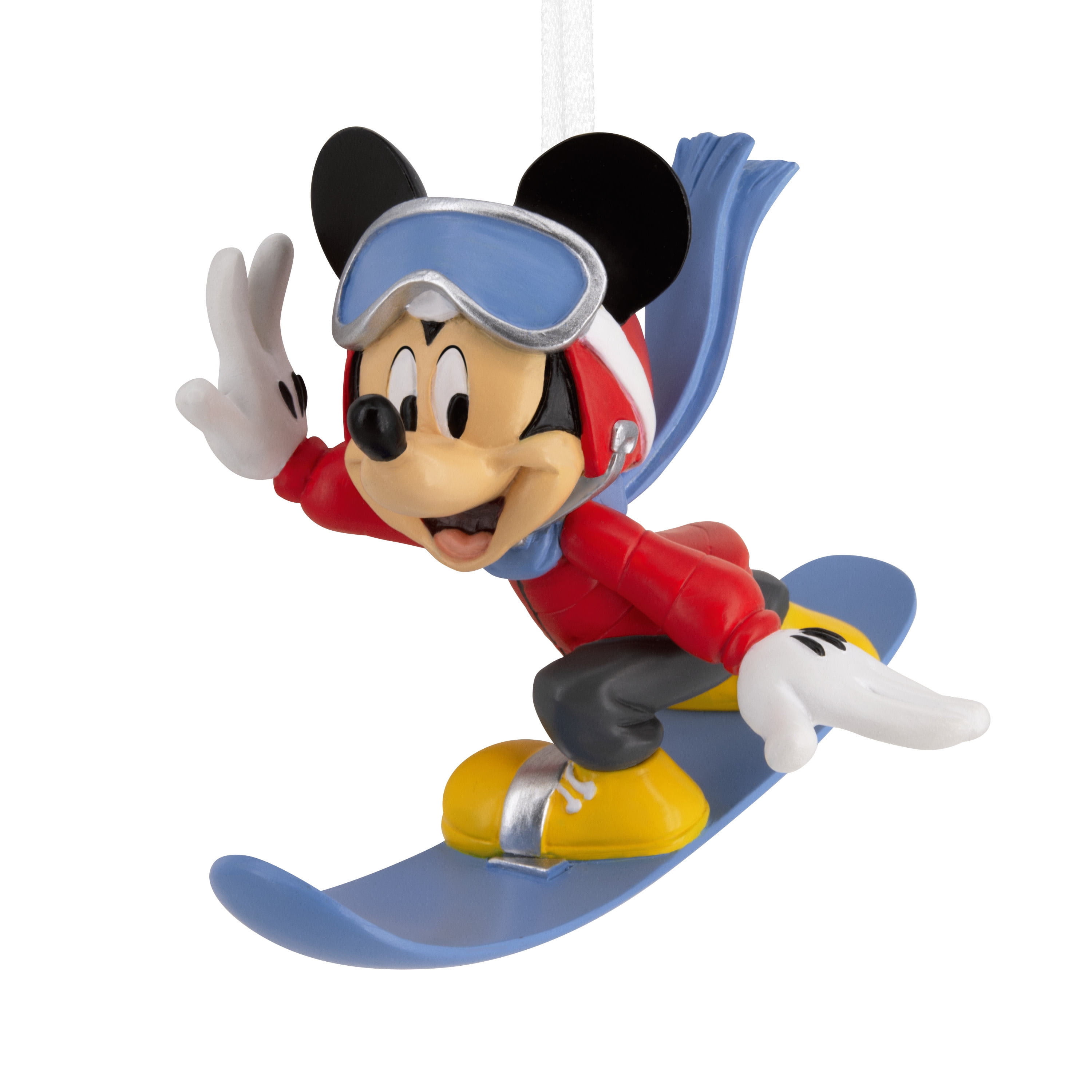 Hallmark Disney Mickey Mouse Snowboarding Christmas Ornament - Walmart.com