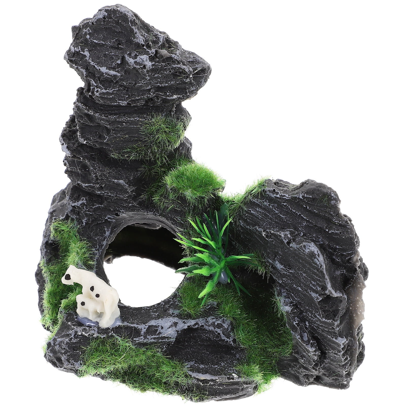 Resin Fish Hideout Underwater Resin Craft Exquisite Fake Mountain Resin ...