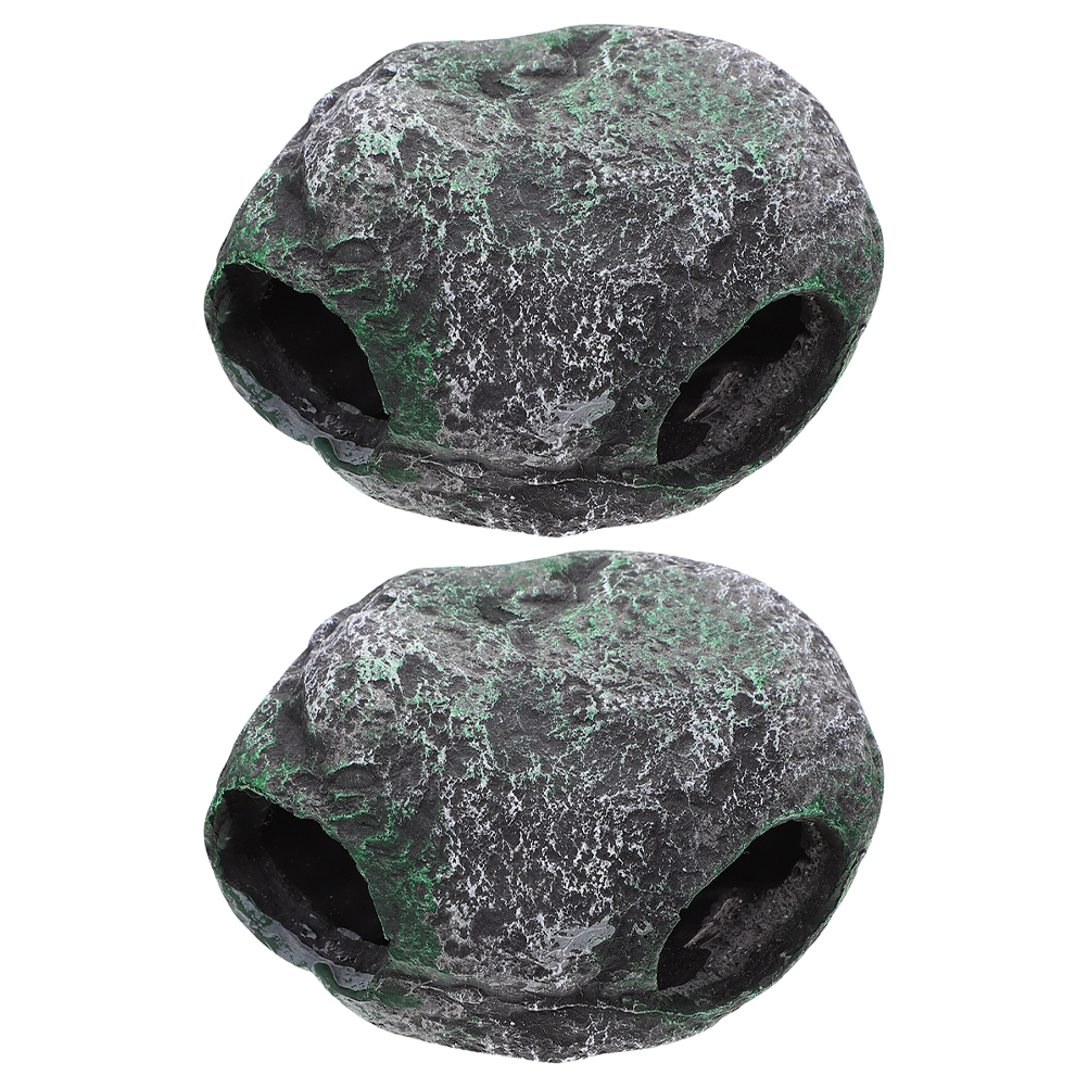 Resin Fish Tank Landscaping Household Aquarium Cave Hollow Hideaway ...