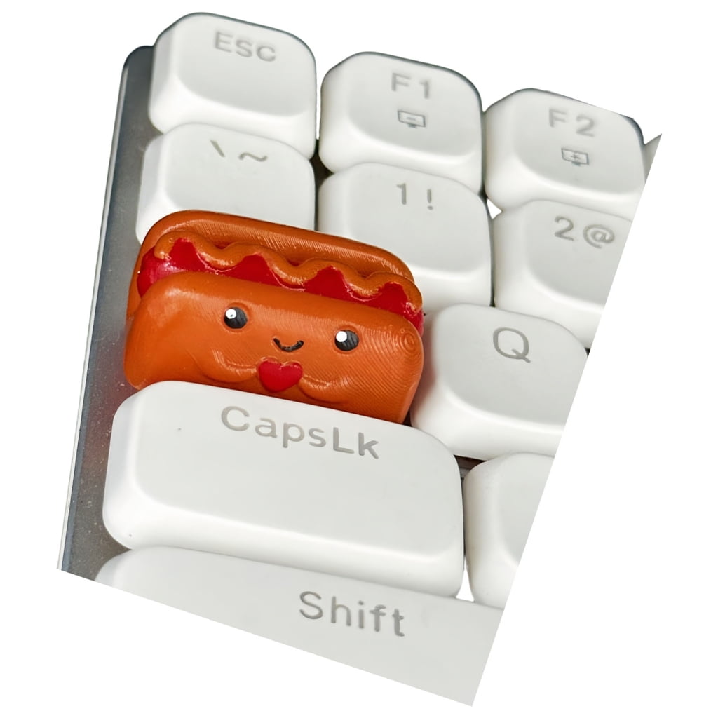 Resin Food Keycaps Realistic Burger Fries Hotdog Designs For Mechanical ...